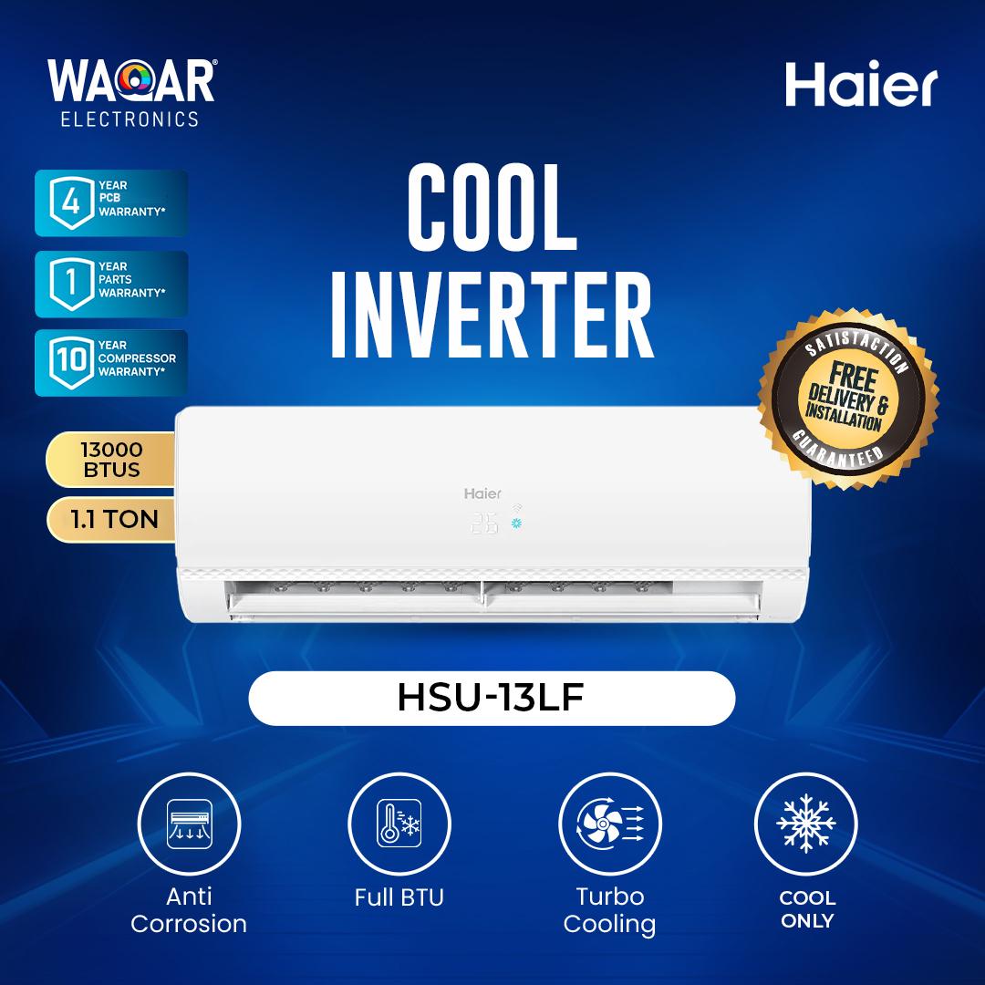 Haier AC 1.1 Ton DC Inverter AC HSU-13LF – Waqar Electronics